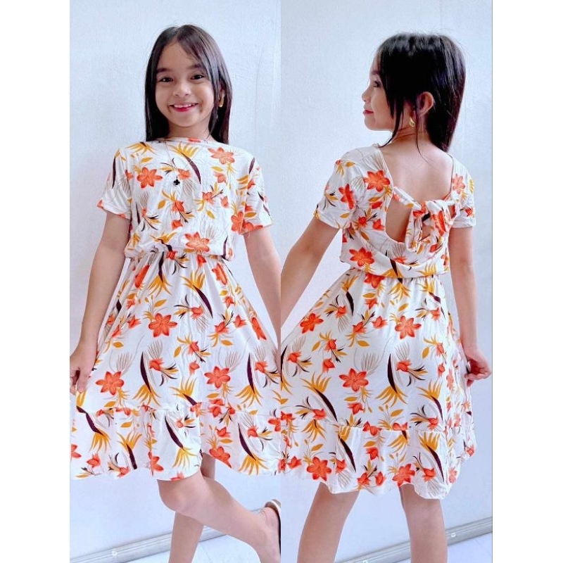 Tress Niñas _Olivia Dress for Kids Ages 8-10 Years Old | Shopee Philippines