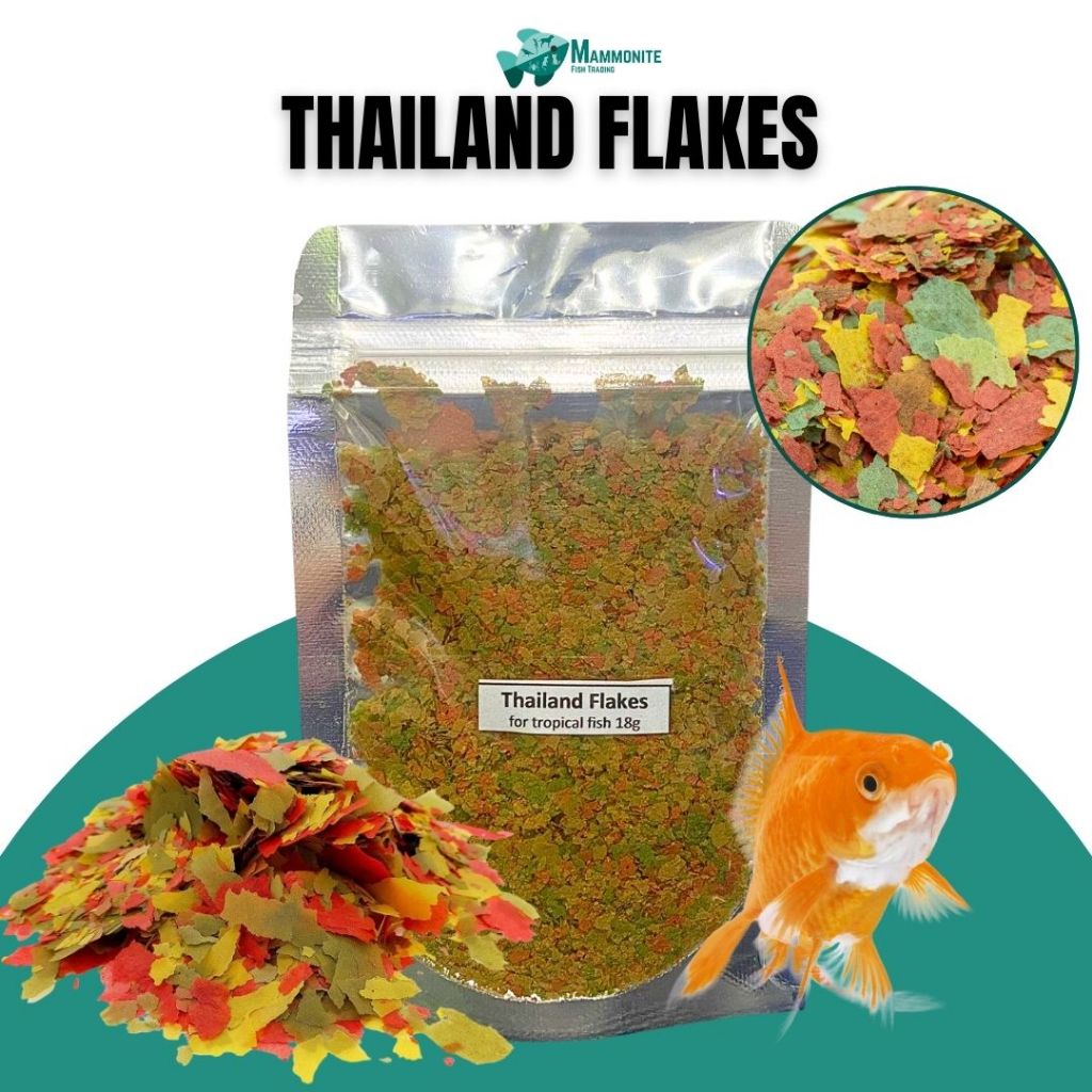 Thailand Flakes for Tropical Fish 18g Fish Food Flakes | Shopee Philippines