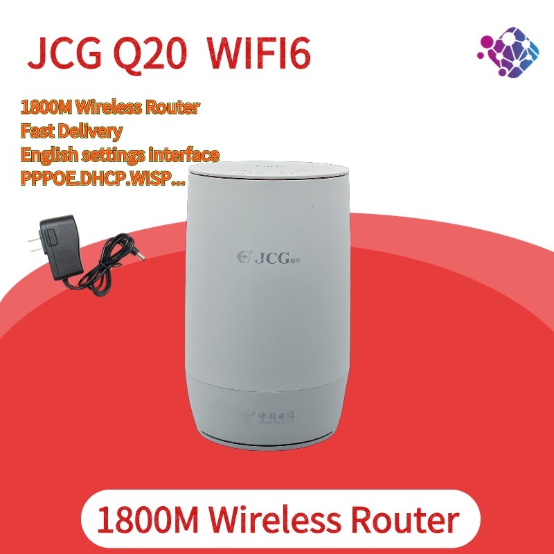 Used JCG Q20 1800M Wireless Router WIFI6 5.8G&2.4G Dual Band Open WRT(Contains Adaptor) | Shopee ...