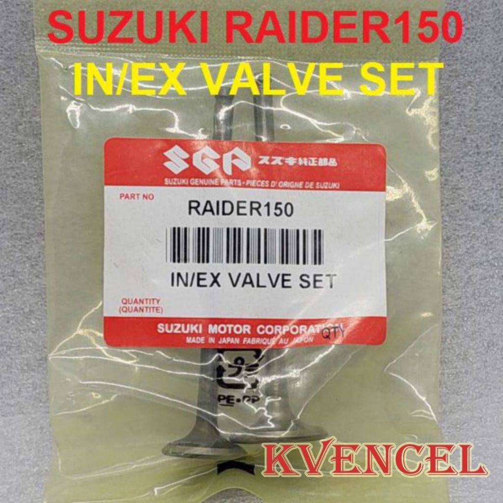 [KV] RAIDER150 INTAKE EXHAUST ENGINE VALVE SET - Suzuki Genuine Part ...