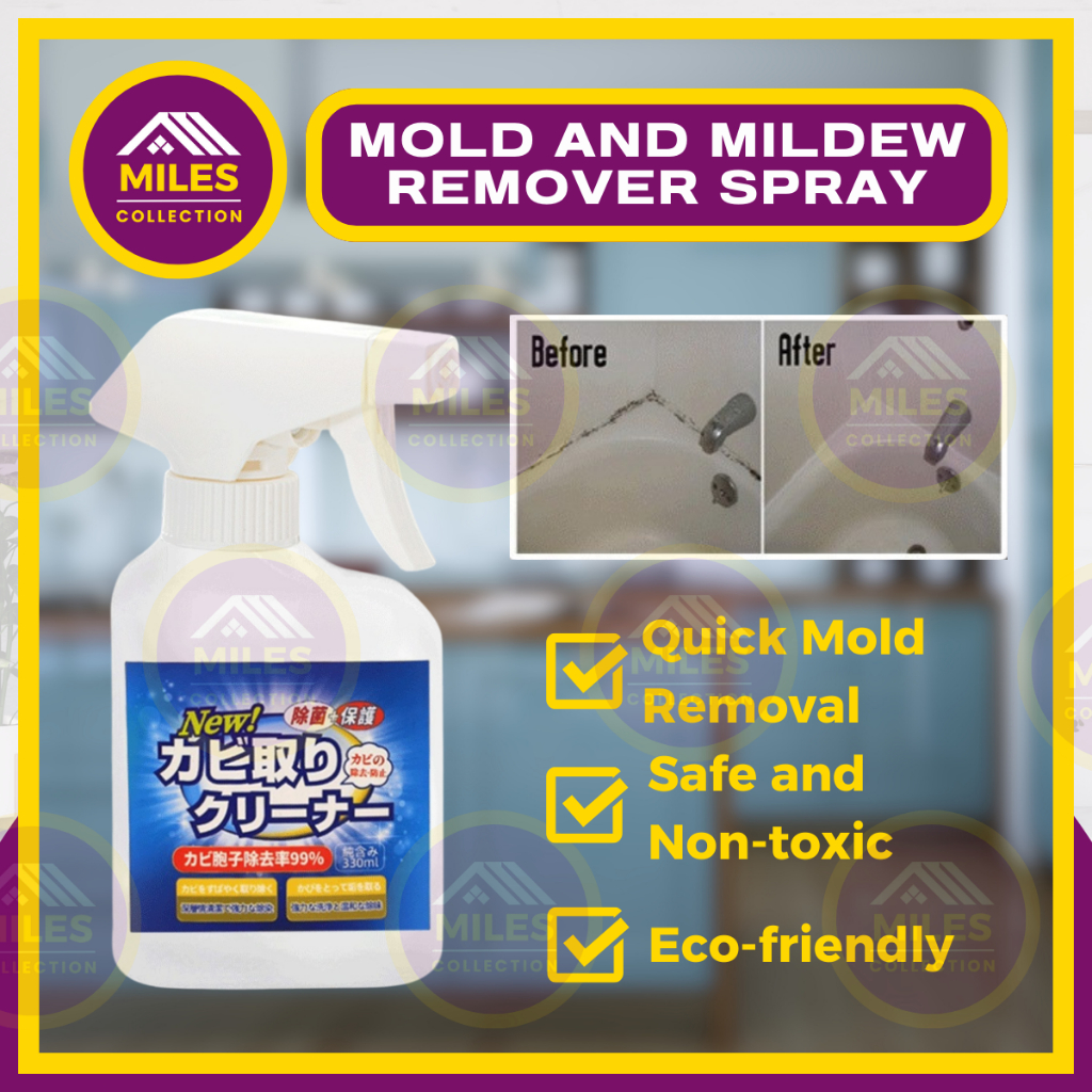 MILES Japan Mold and Mildew Remover House Cleaner Spray 330ml Non-toxic ...