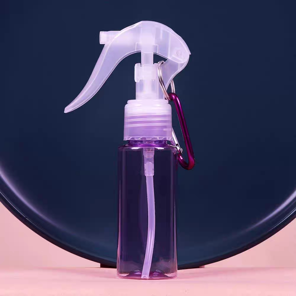 1PC Transparent Trigger 60ML Empty Alcohol Spray Bottle white sprayer ...