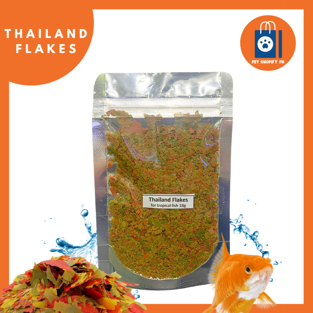 Thailand Flakes for Tropical Fish 18g Fish Food Flakes | Shopee Philippines