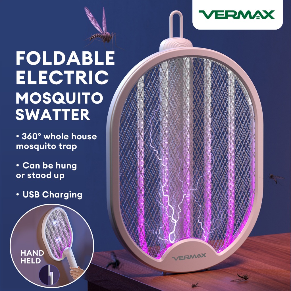 Vermax Electronic Mosquito Killer Fly Swatter Mosquito Racket Insect ...