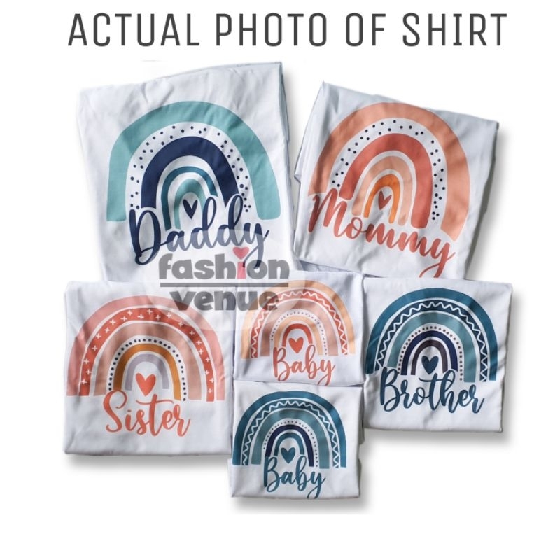 FV Family Rainbow Boho Graphic Tee Reunion Shirts Class BFF Group ...