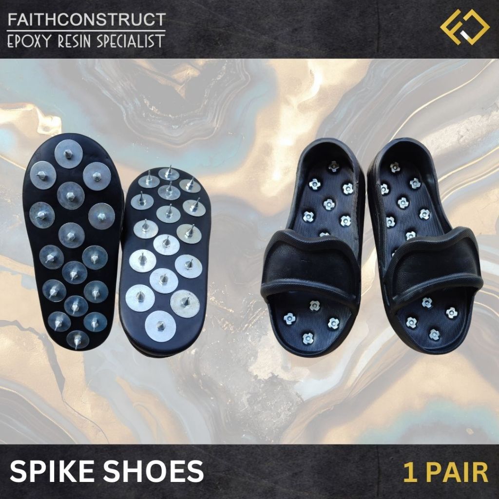 1 PAIR RUBBER SPIKE SHOES by Faithconstruct | Shopee Philippines