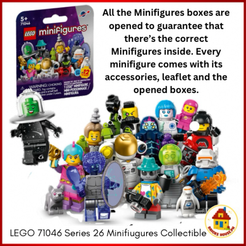 [BH] LEGO 71046 Series 26 Space Minifigures Collectible (Single) | Shopee Philippines