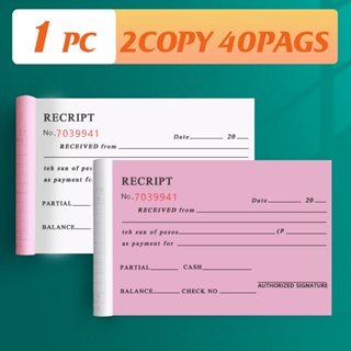 Carbonized Resibo receipt 2x25 pages high-quality commercial delivery ...