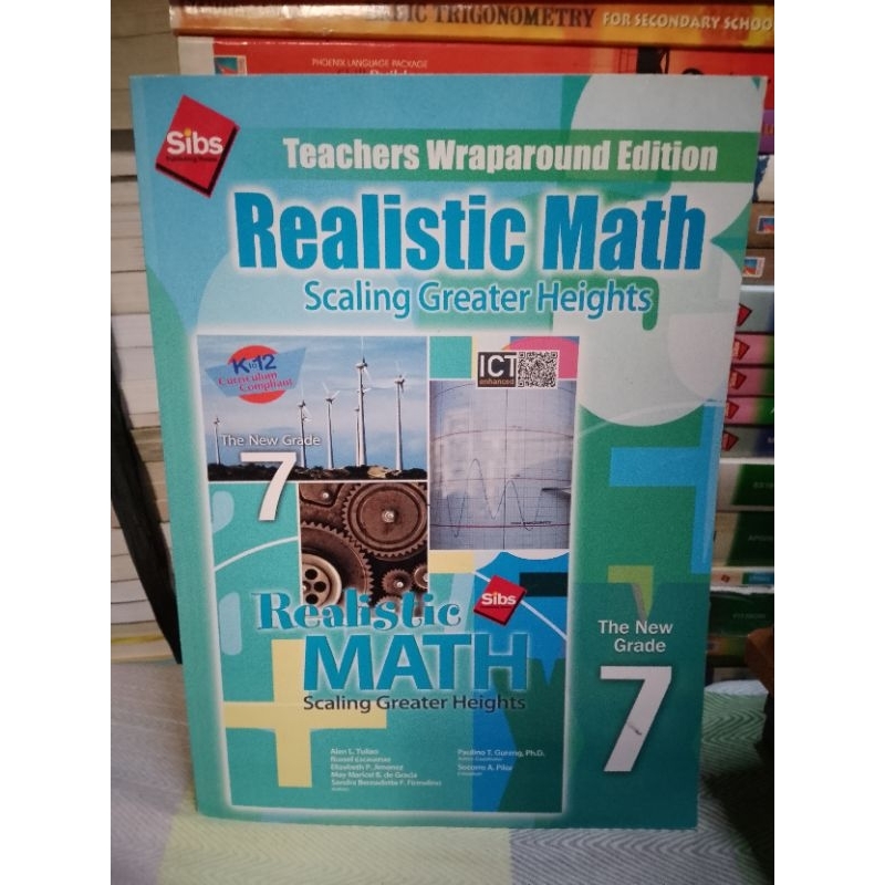REALISTIC MATH TEACHER'S WRAPAROUND grade 7 (brandnew | Shopee Philippines