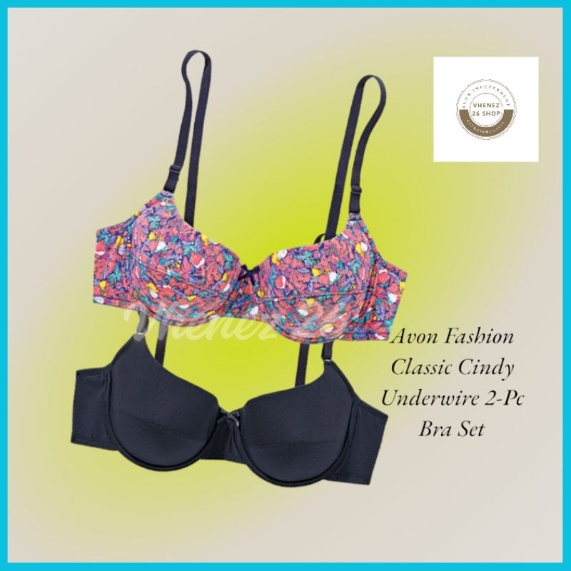 Avon Fashion Classic Cindy Underwire 2-Pc Bra Set | Shopee Philippines