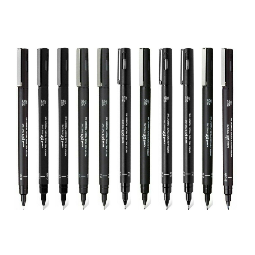 ARTHUB - UNI PIN Sign Pen / For Professional Fineliner Pigment Liner ...