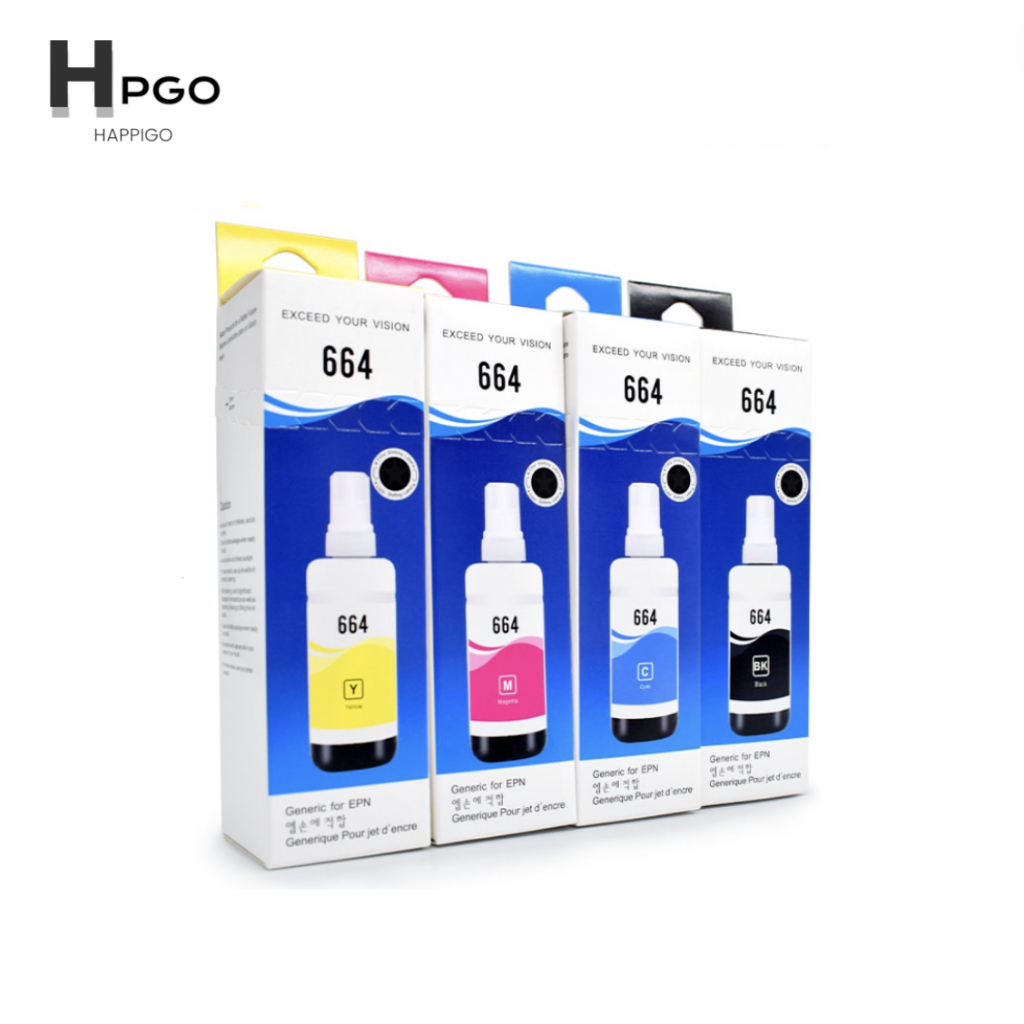 664 Ink Set Dye ink Refill ink Compatible For Epson L120 L110 L210 L220 ...