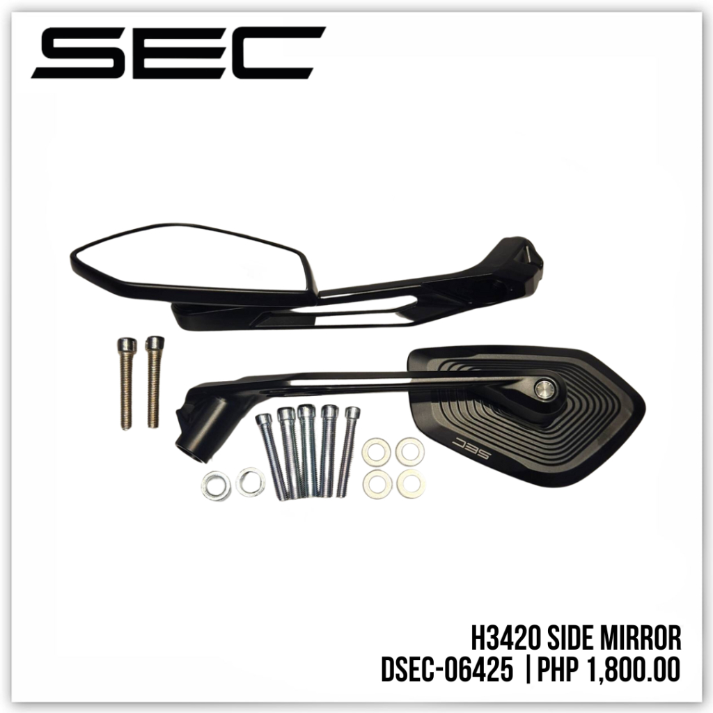 Sec Side Mirror for Motorcycle H3420 (DSEC-06425) | Shopee Philippines