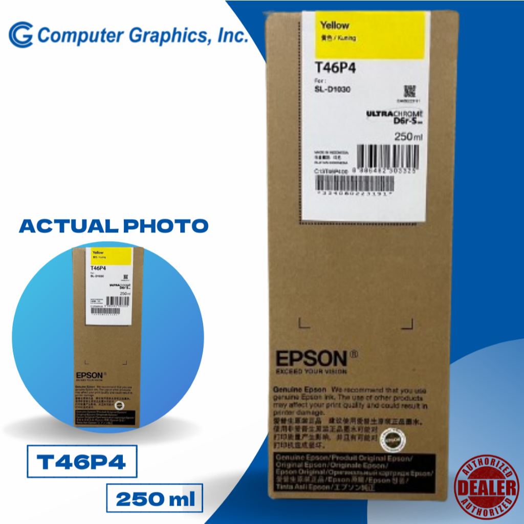 Epson SureLab D1030 Yellow 250ml C13T46P400 | Shopee Philippines
