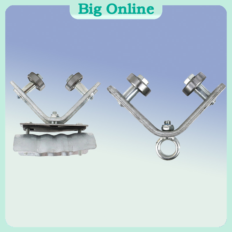 40 Angle iron track Pulleys suspension bearing pulley Heavy Duty ...