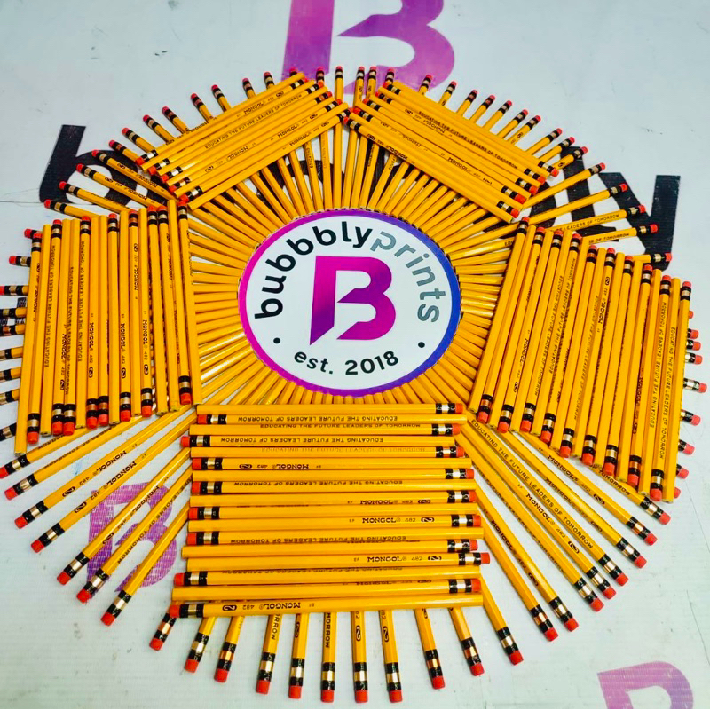 PERSONALIZED ENGRAVED PENCIL | MONGOL | PENCIL | PER BOX | Shopee ...