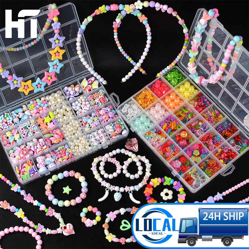 4300pcs Child DIY Bracelet Ring Necklace Kit Complete Set For Kids Diy ...