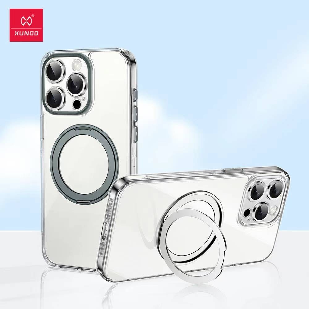 Xundd 3in1 zero-sensing 360 magnetic holder case for iph 15 pro max ...