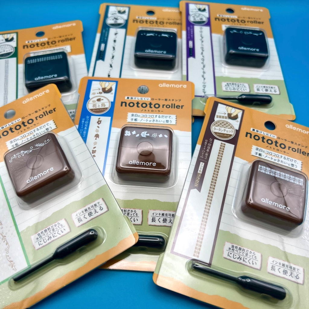 Shachihata Allemore Nototo Roller Stamp // Paperfull Shop | Shopee ...