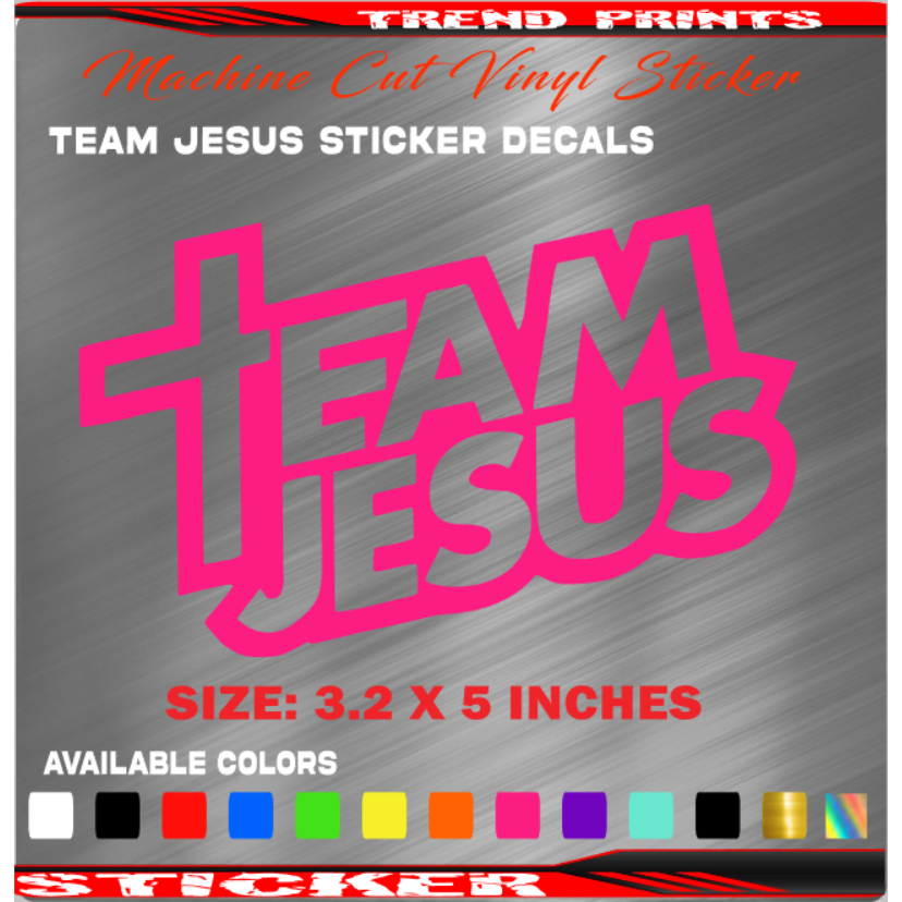Team Jesus sticker decals | Shopee Philippines