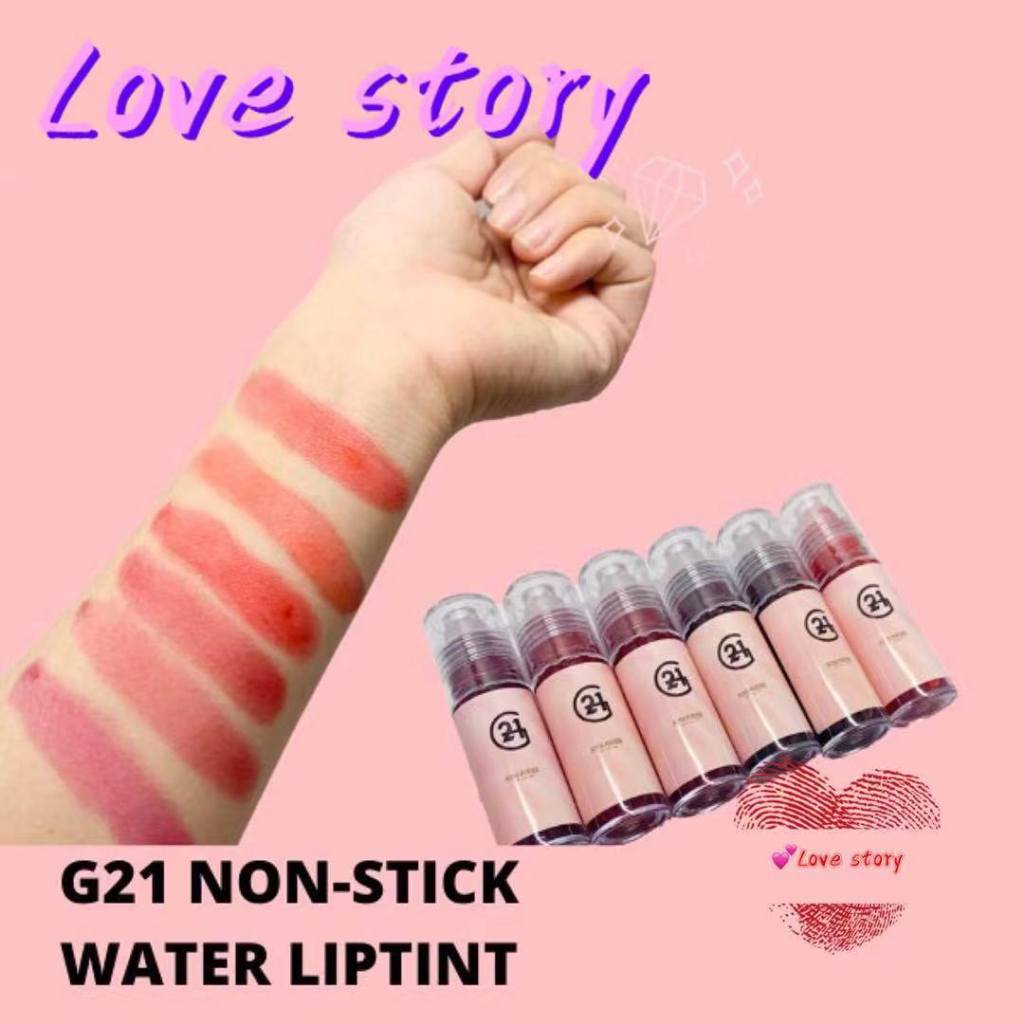 Love Story G21 Super Powder Roll on Lip Matte Lip Tint Water Stain 10ml ...