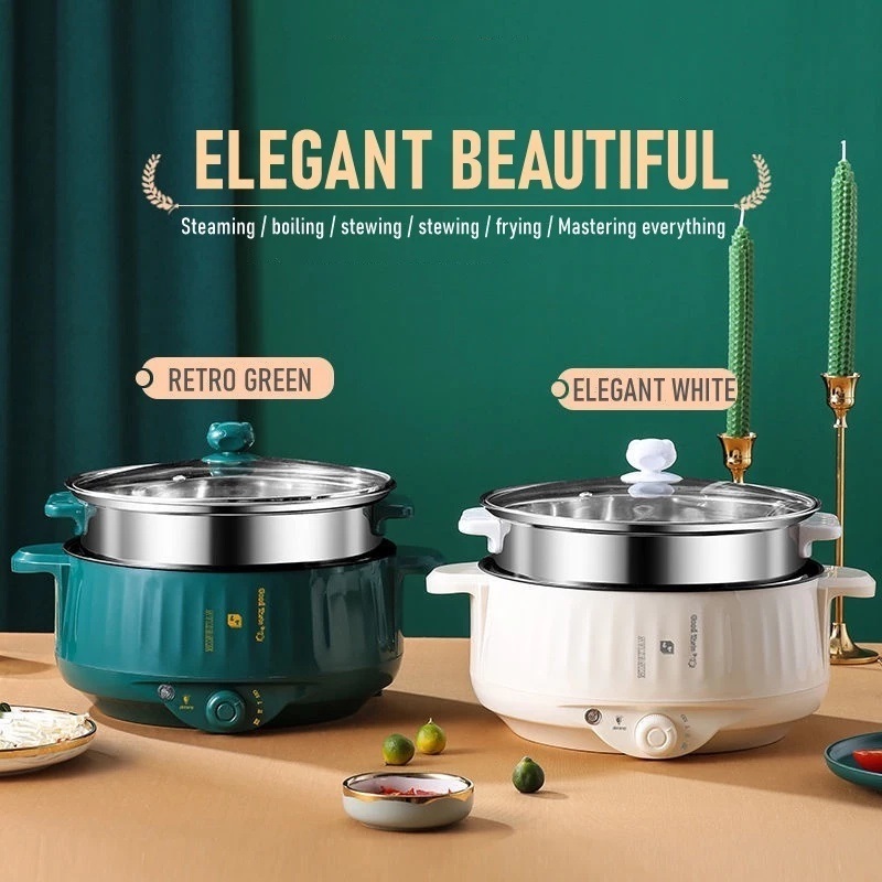 3.2L Rice Cooker With Steamer Non-Stick Multi-Function Electric Pot ...