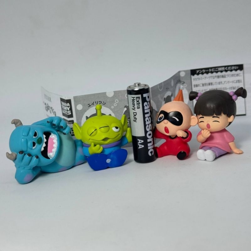 Pixar Katazun Figurines (Set of 4) Jack-Jack, Alien, Sully, and Boo ...