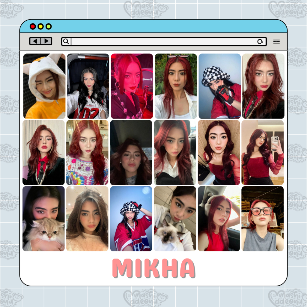 Bini Mikha Unofficial/Fanmade Photocards - Matte Coated (1 pc) pt.1 ...