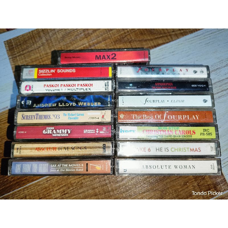 Vintage Cassette Tapes various, mix, foreign artist | Shopee Philippines