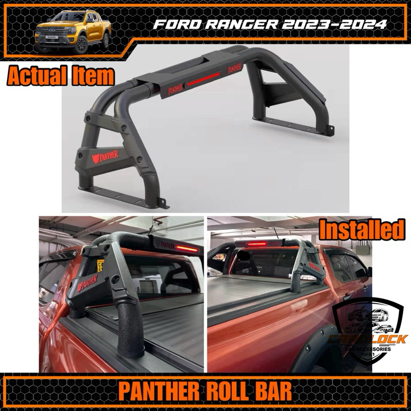 Ford Ranger XL XLS XLT Sport Raptor 2022 - 2024 Rollbar Panther Thor ...