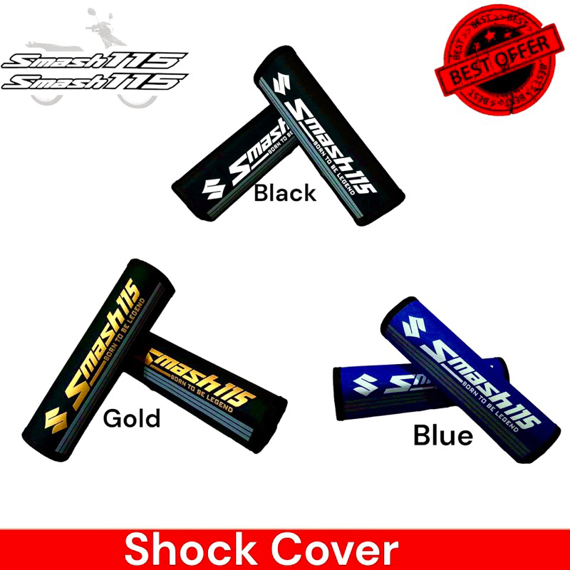 1 pair shock cover for smash 115 with 5 color variations | Shopee ...