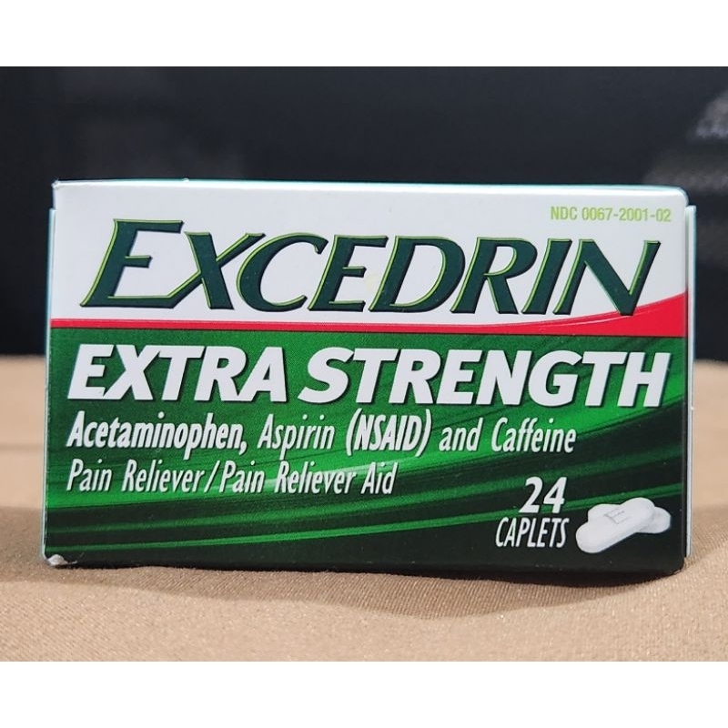 Original USA Excedrin Extra Strength NSAID and Caffeine - US Best Pain ...