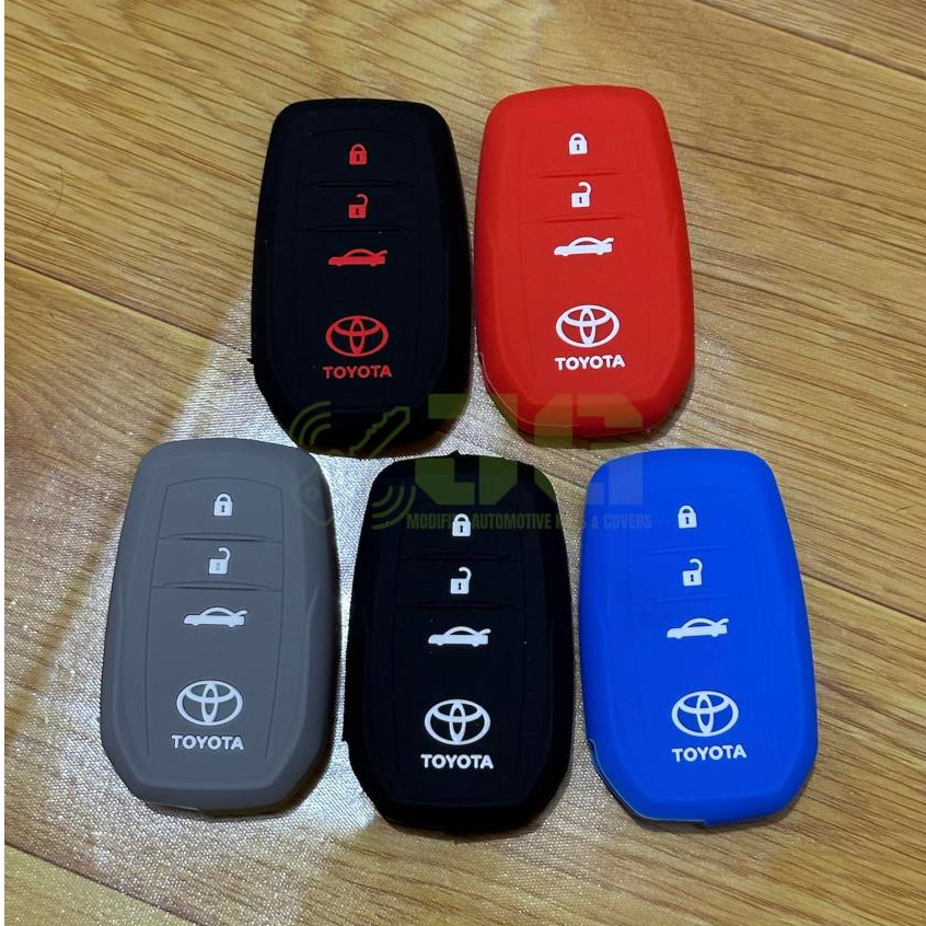 Silicone Car Key Case Protector for Toyota Fortuner Hilux Land Cruiser ...