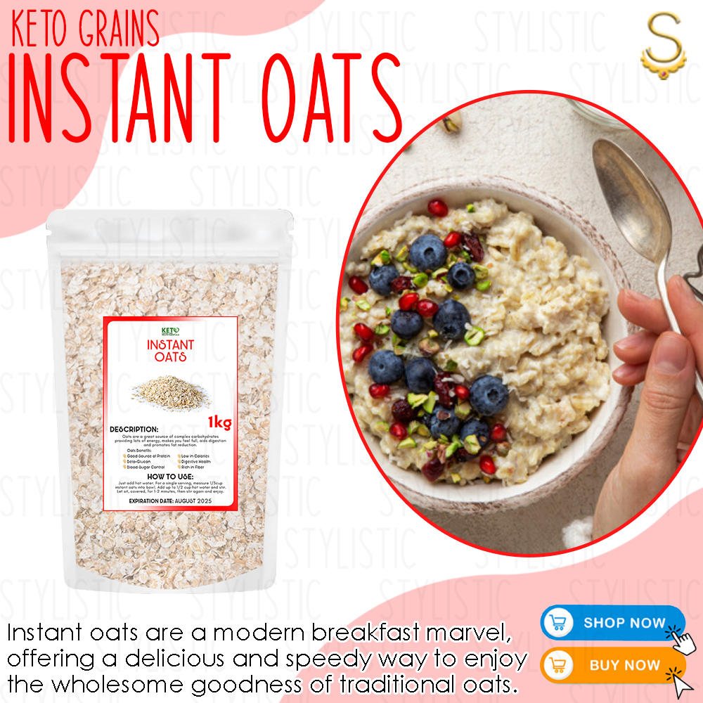 BUY 1 TAKE 1 Instant Oats 100g Oatmeal / Easy Cooking / Diet-Friendly ...