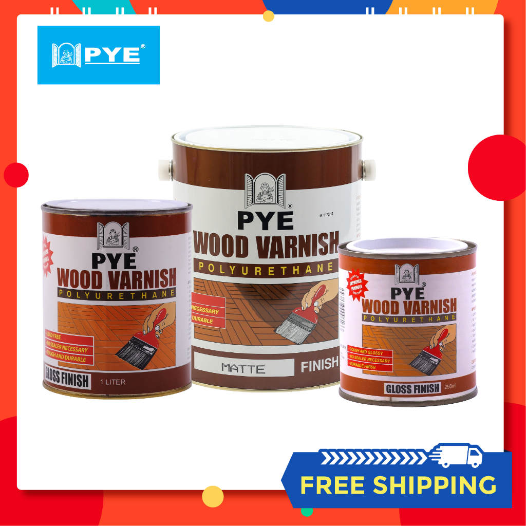 Pye Wood Varnish - Polyurethane Varnish | Shopee Philippines