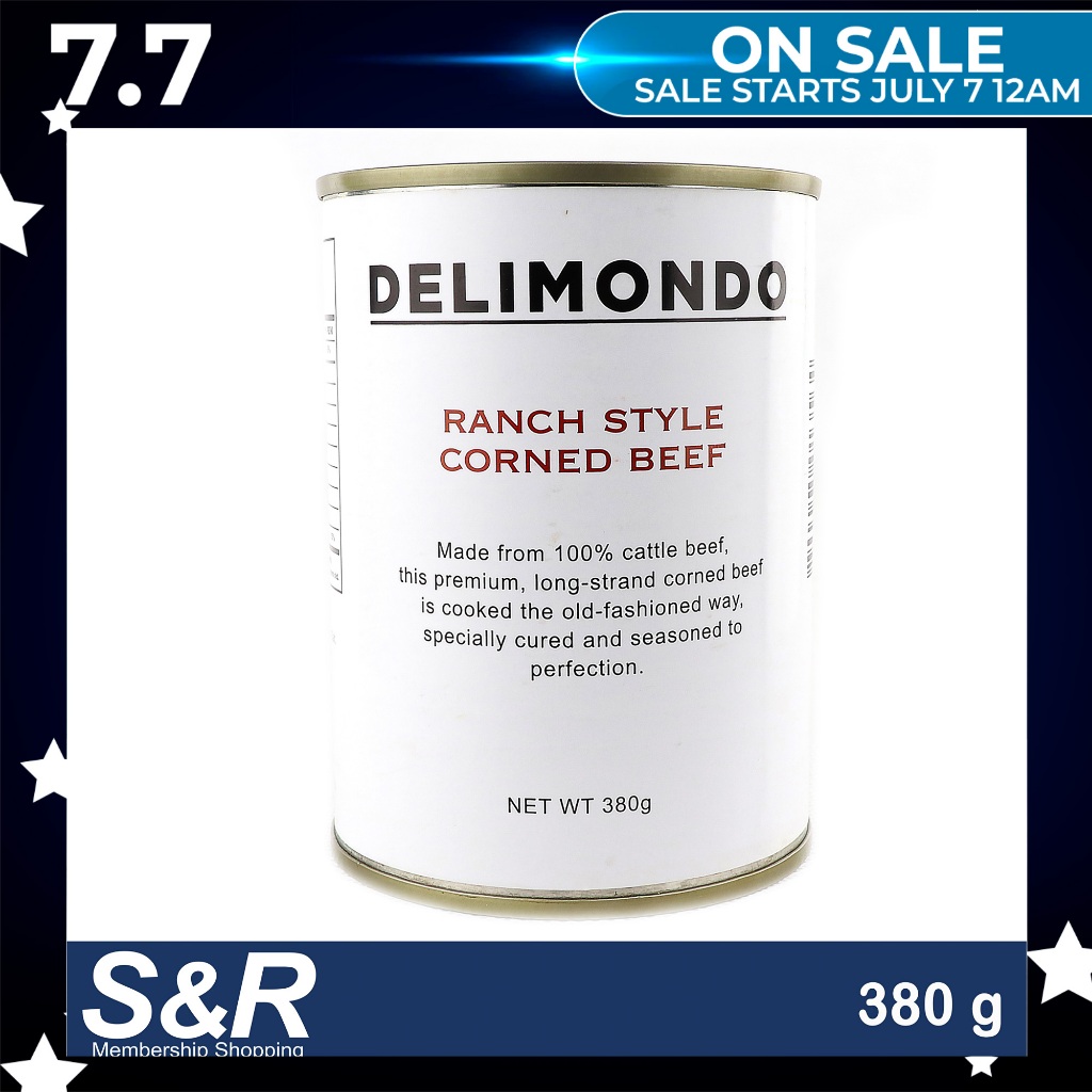 Delimondo Ranch Style Corned Beef 380g | Shopee Philippines