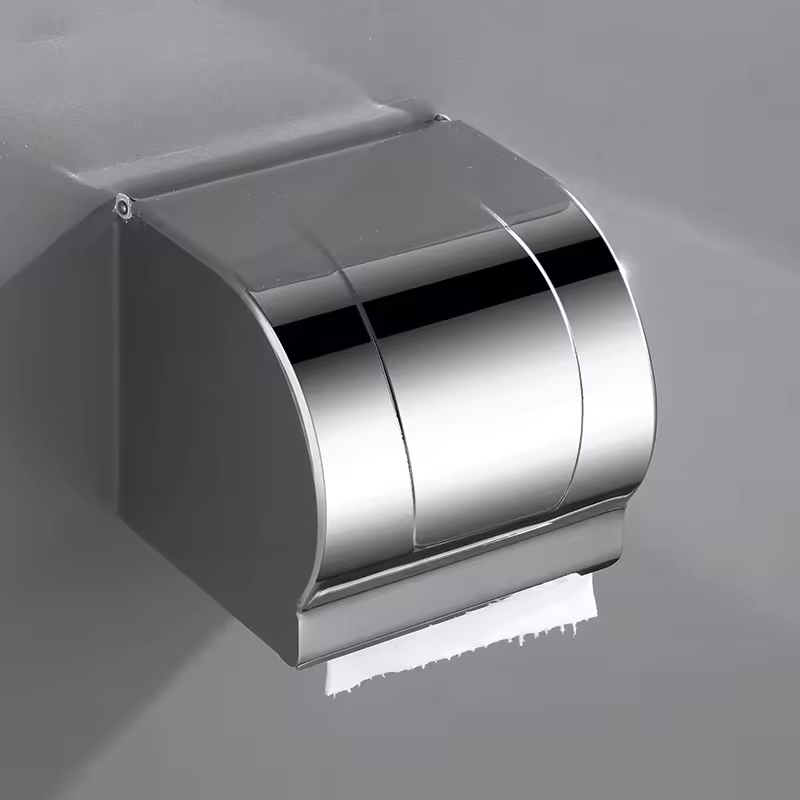 304 Bathroom Small Tissue Holder Wall-Mounted Waterproof Tissue Box ...