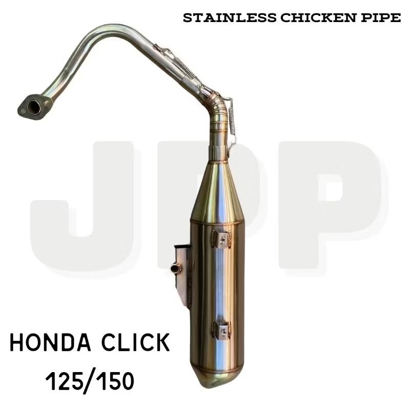 Stainless Chicken Pipe for HONDA CLICK 125/150 | Shopee Philippines
