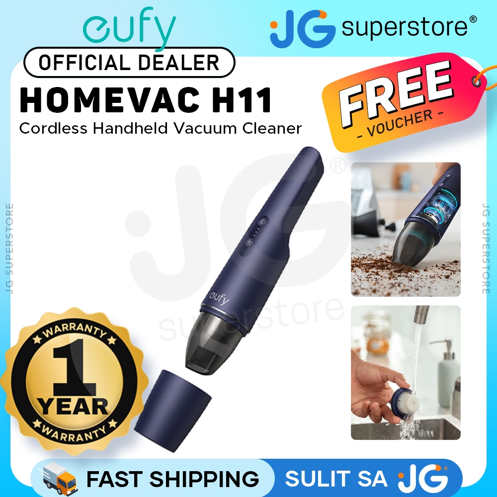 Eufy by Anker HomeVac H11 Cordless Handheld Vacuum Cleaner, 5500Pa ...