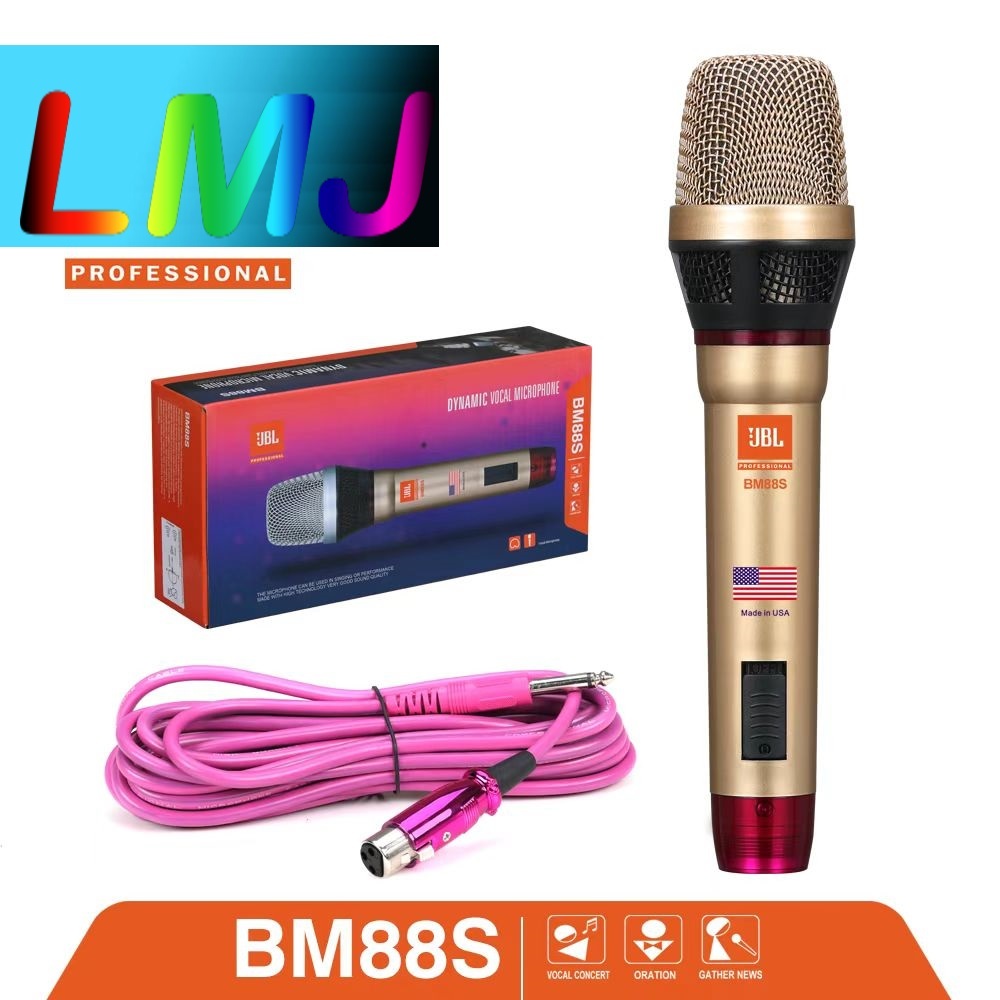 gdplus JBL DM88S dynamic microphone professional wired MIC for videoke ...
