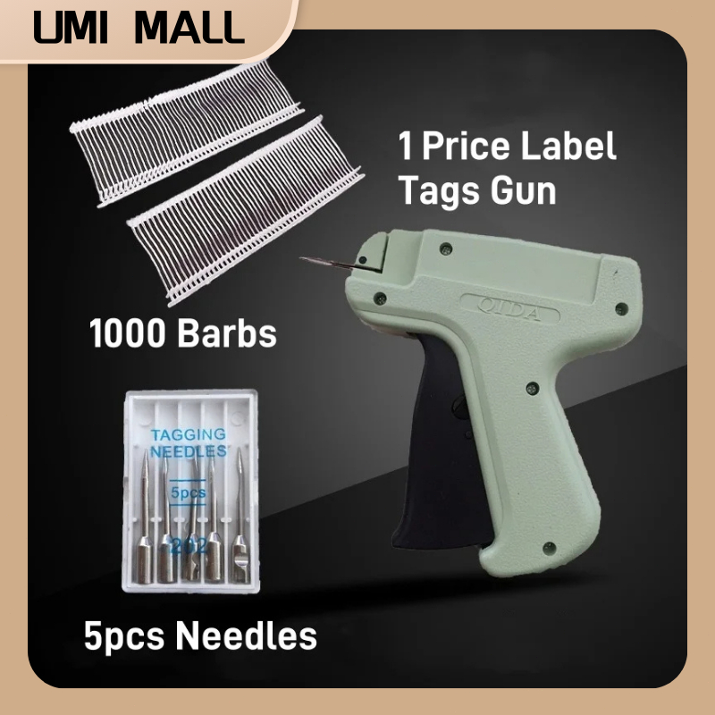 Price Label Tagging Gun Set 1000 Barbs+5 Needles Marking DIY Apparel ...