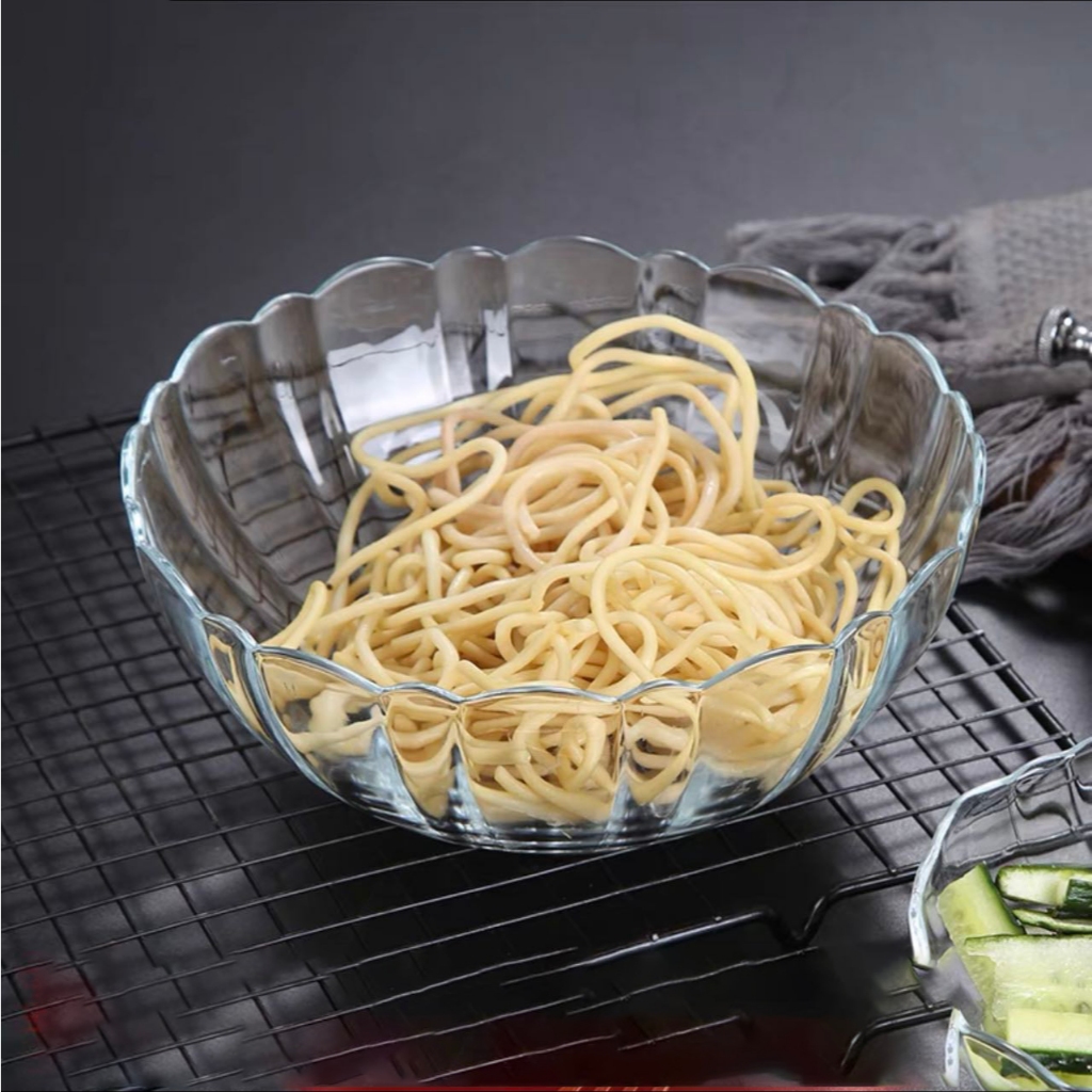 RONG GLASS Rice Bowl Household Bowl Oatmeal Breakfast Bowl Dessert ...