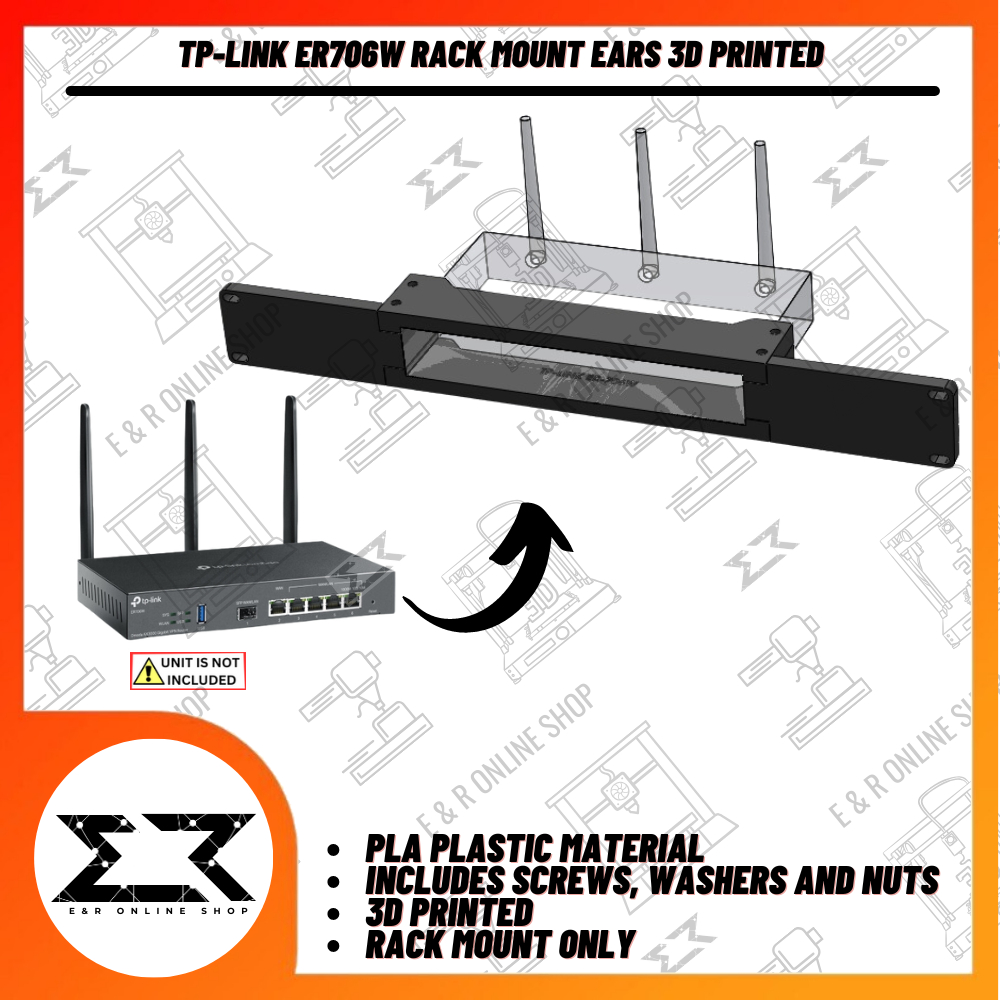 TP-L1NK ER706W Rack Mount Ears 3D Printed | Shopee Philippines