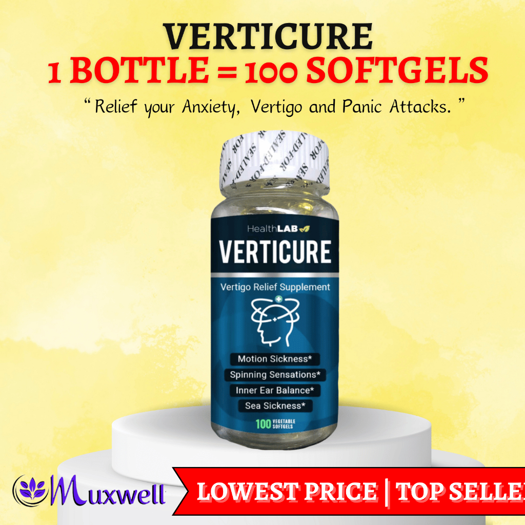 Verticure Original | Vertigo Relief Supplement & Anxiety Management ...
