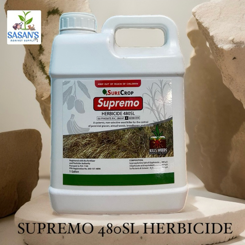 SUPREMO 480SL HERBICIDE 1 GALLON | Shopee Philippines