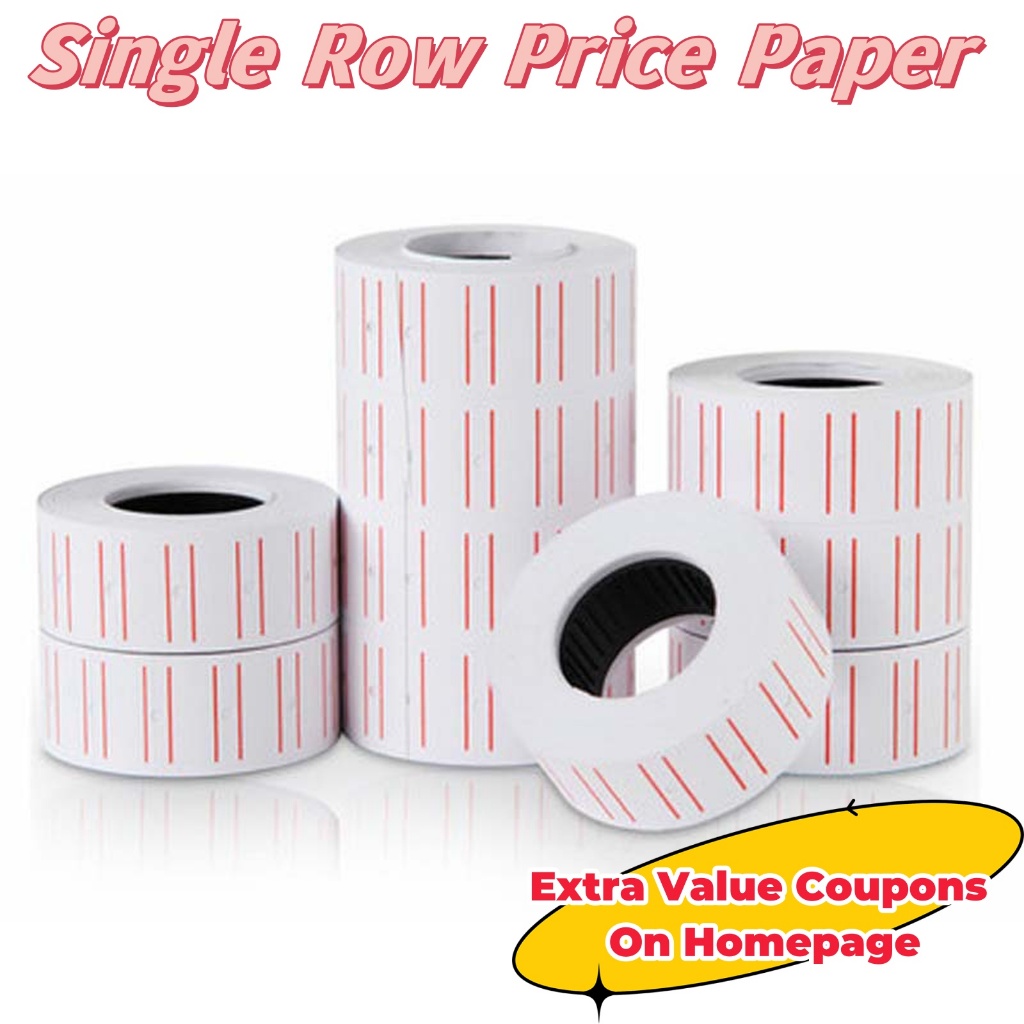 10-Rolls MX-5500 Single Row Price Paper Price Paper Coder Paper Price ...