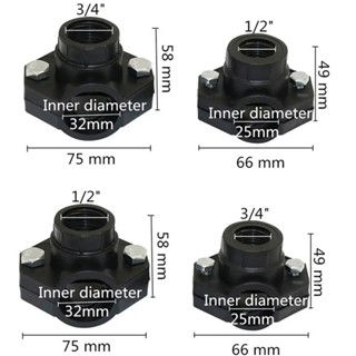 PE Compression Saddle Clamp 25mm/32mm/63mm PE Fittings Compression for PVC Pipe Accessories ...