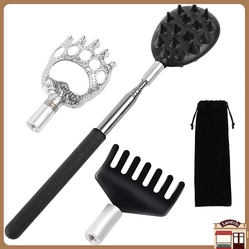 3Pcs/Set Telescopic Manual Back Scratcher with Detachable Scratching ...