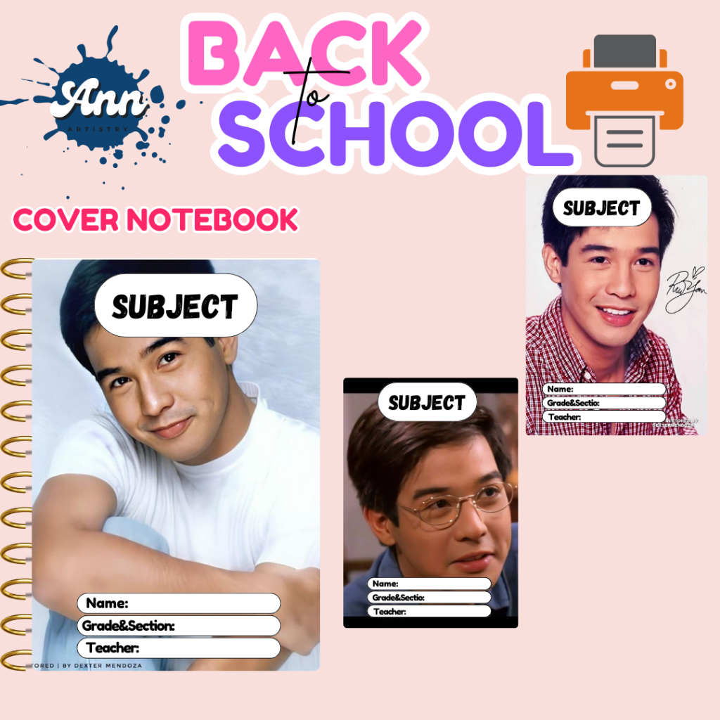 ARTIST Cover Notebooks Stapled 60pages | Shopee Philippines
