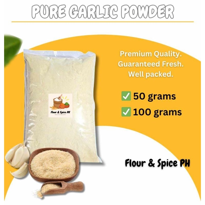 Pure Garlic Powder (100g and 50g) | Shopee Philippines